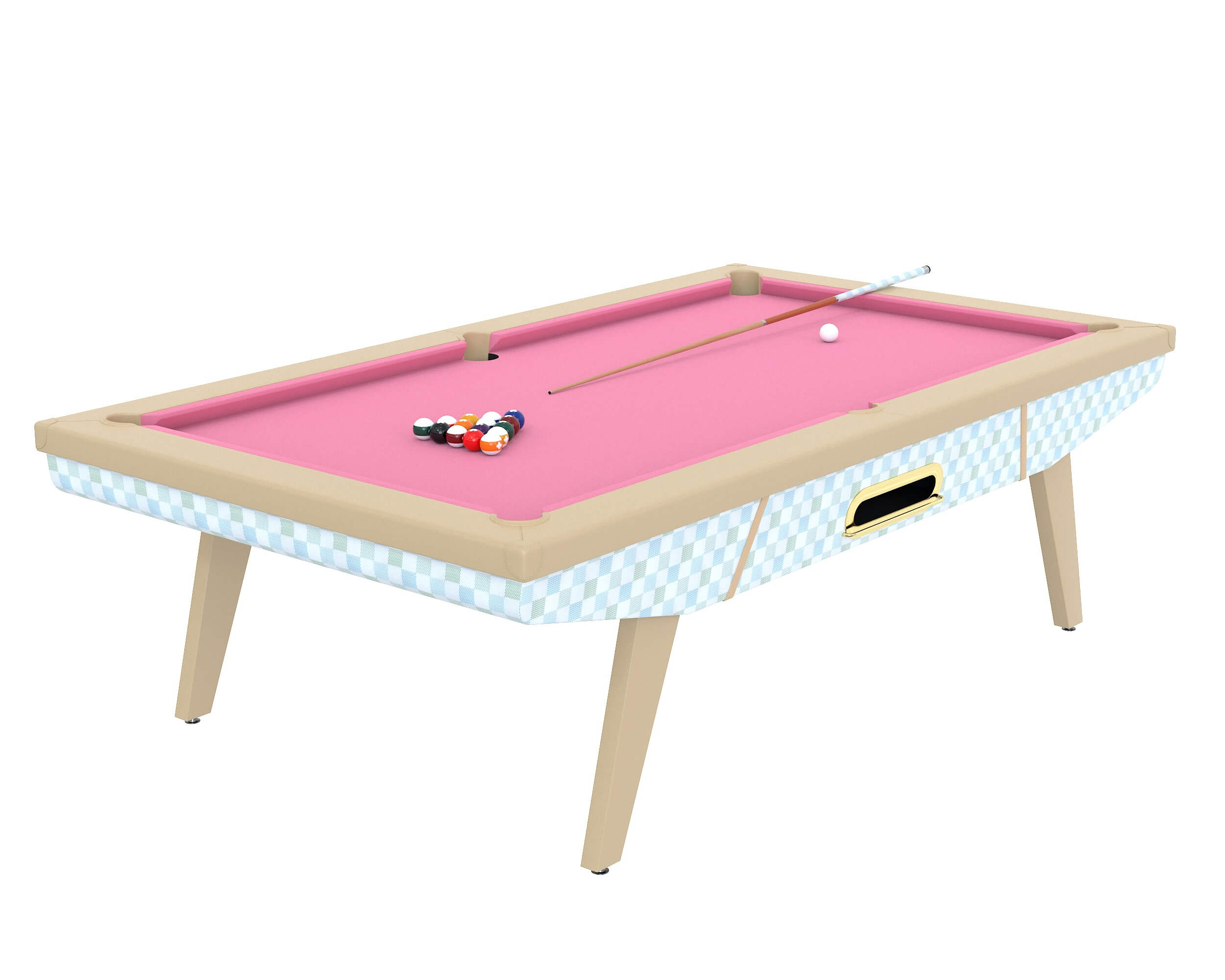 Louis Vuitton LV Pool Billiard Leather GM Table - 3D Model by 3dmonk