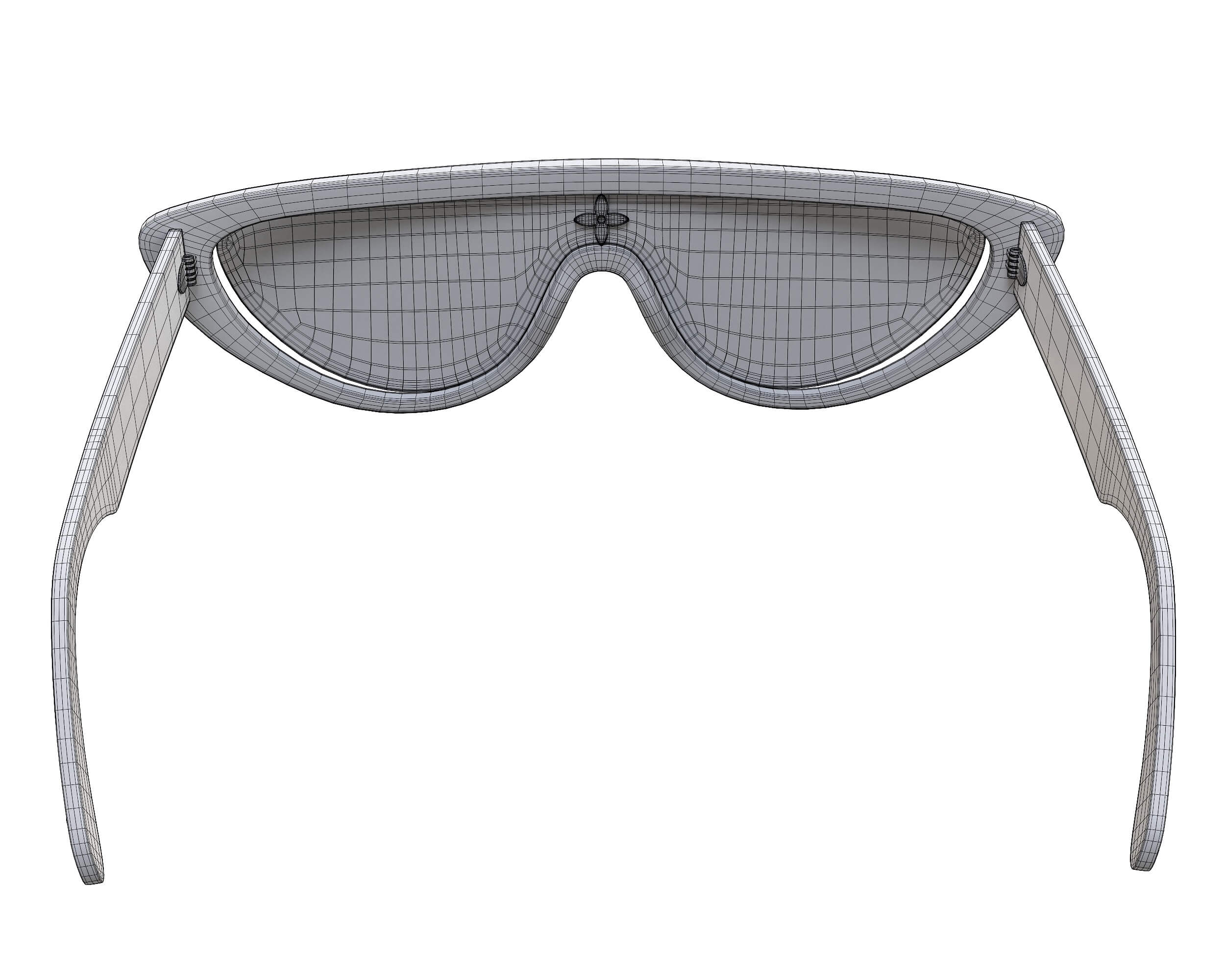 Louis Vuitton LV Split Cat Eye Sunglasses - 3D Model by 3dmonk