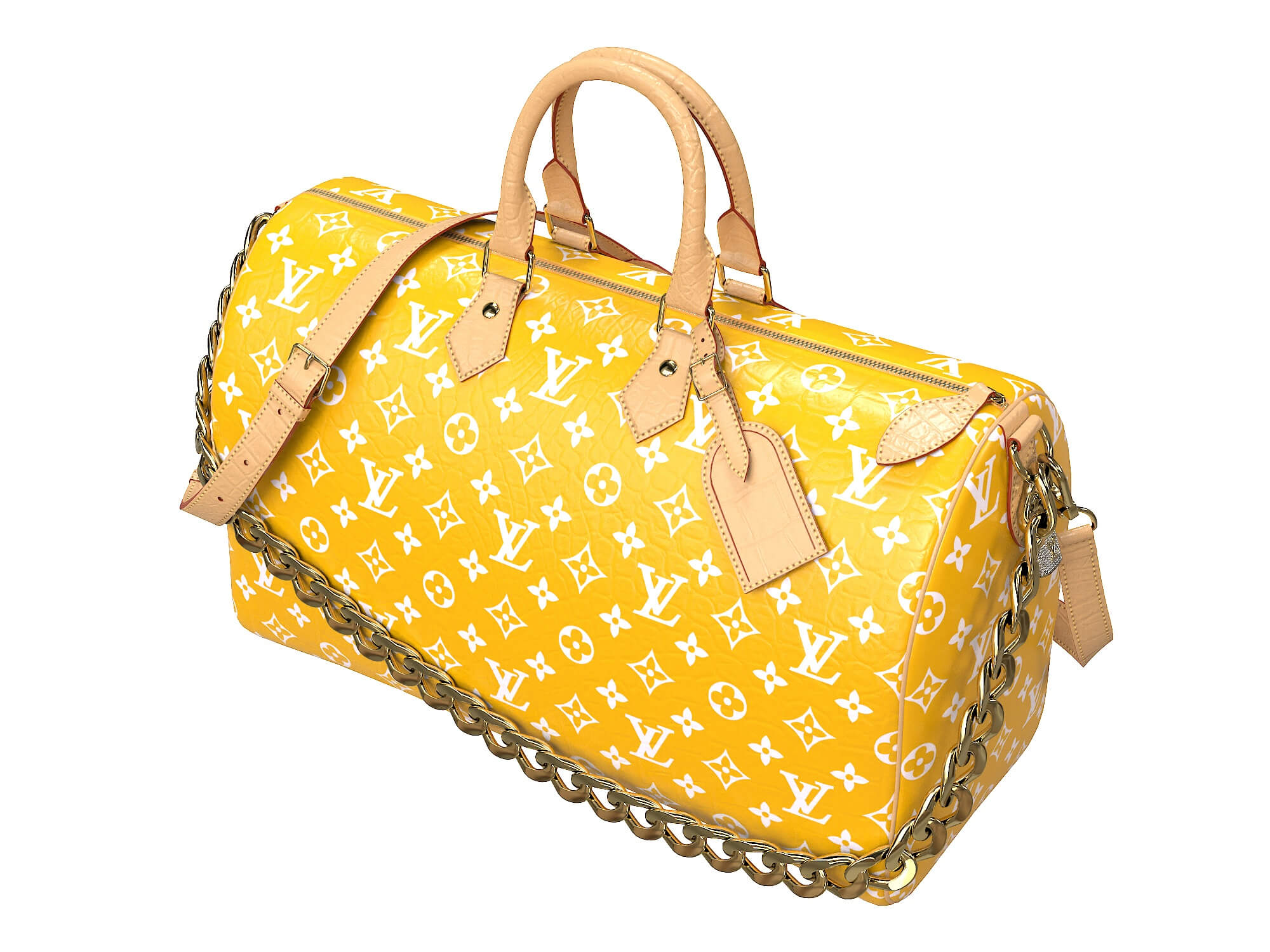 Louis Vuitton Pharrell Williams Millionaire Speedy Bag - 3D Model by 3dmonk