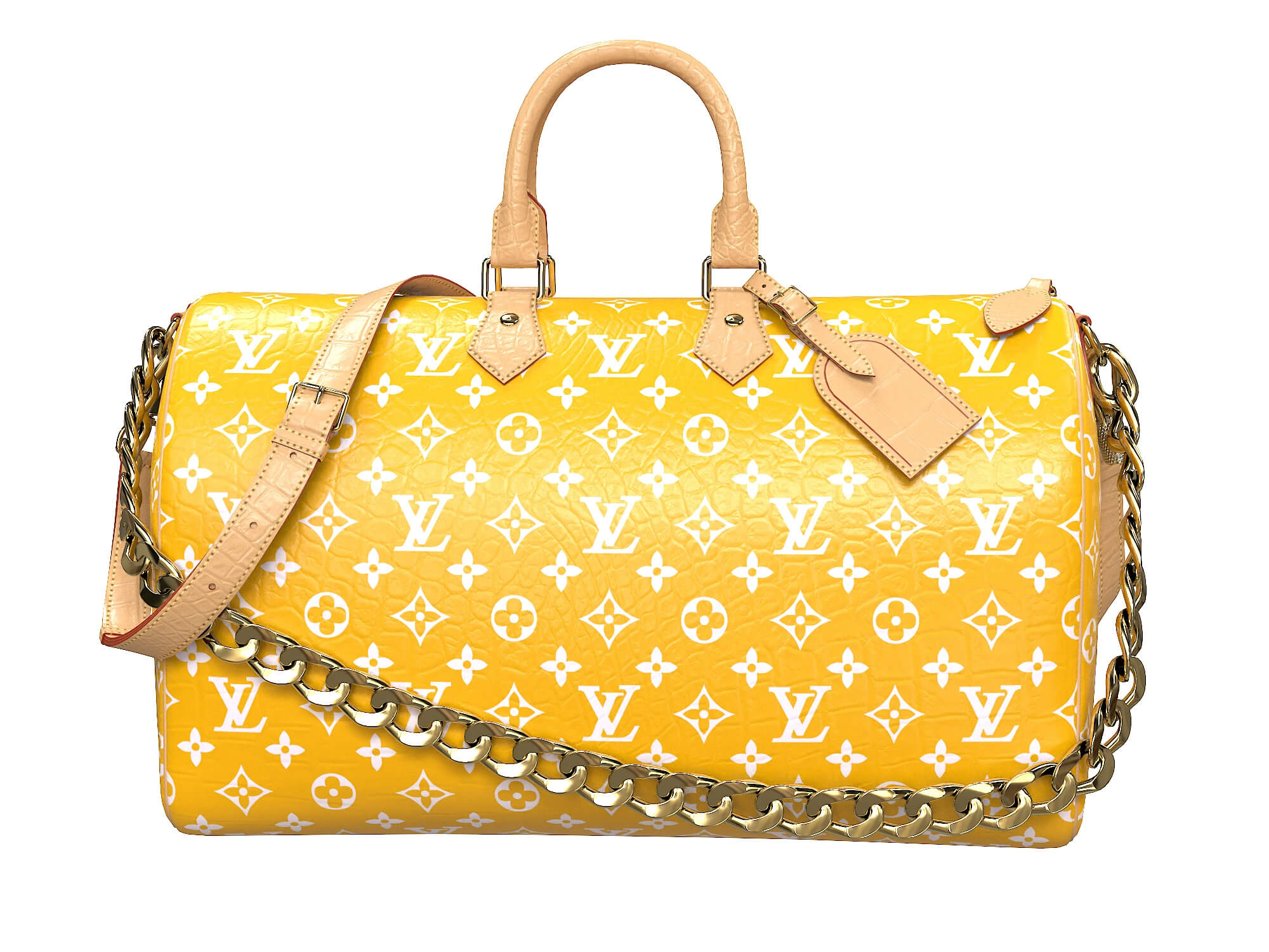 Louis Vuitton Pharrell Williams Millionaire Speedy Bag - 3D Model by 3dmonk