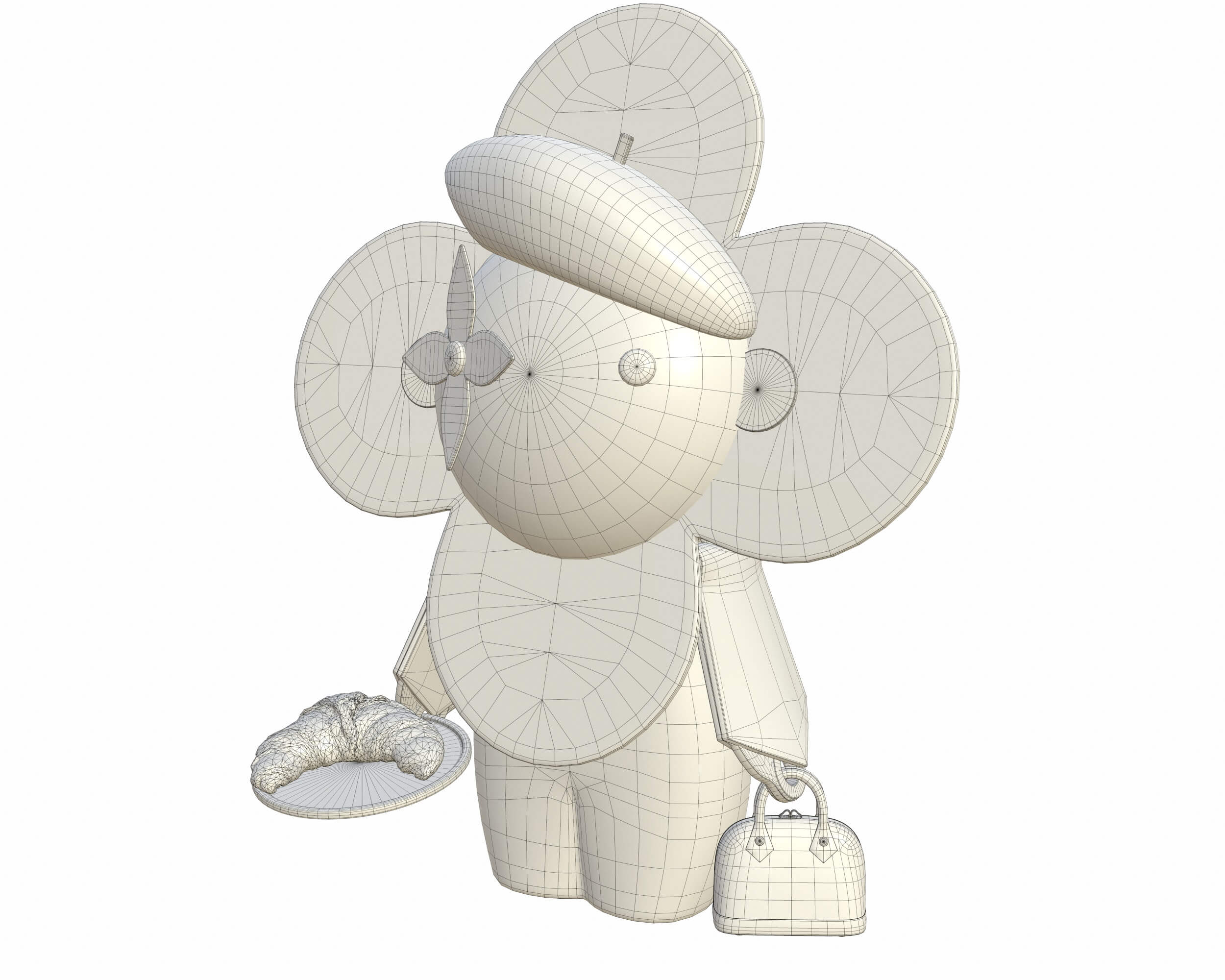 Louis Vuitton Vivienne in Paris LV Doll - 3D Model by 3dmonk