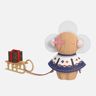 Louis Vuitton Vivienne Winter Christmas Doll - 3D Model by 3dmonk