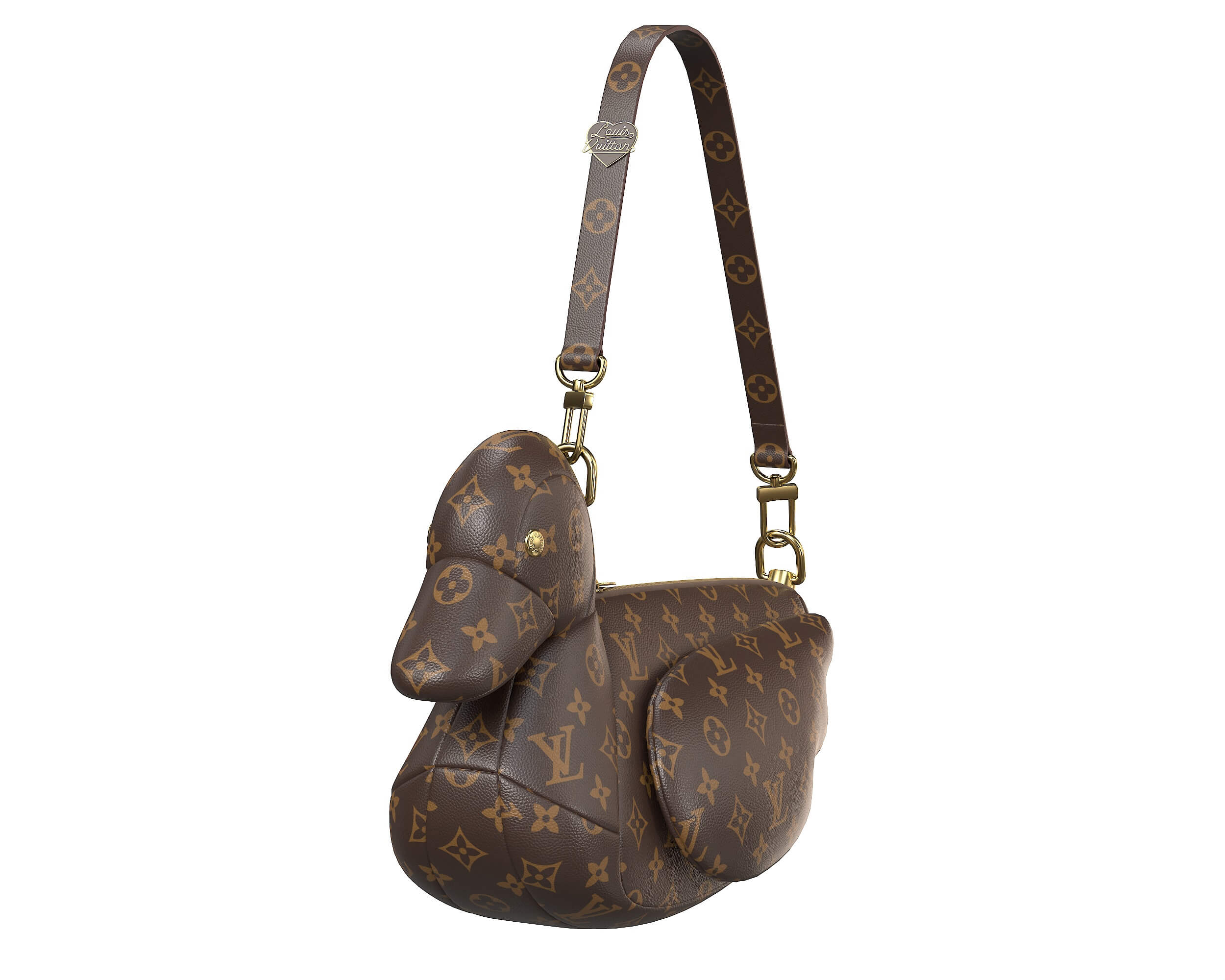 Louis Vuitton X Nigo Duck Bag - 3D Model by 3dmonk
