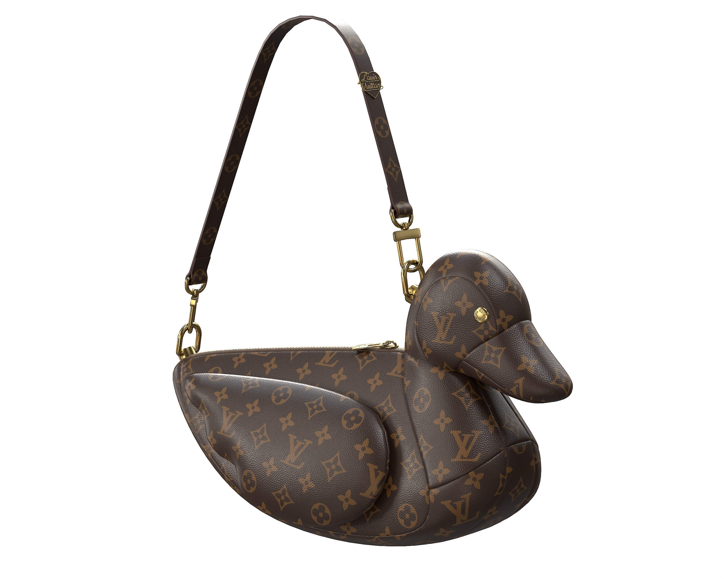 Louis Vuitton X Nigo Duck Bag - 3D Model by 3dmonk