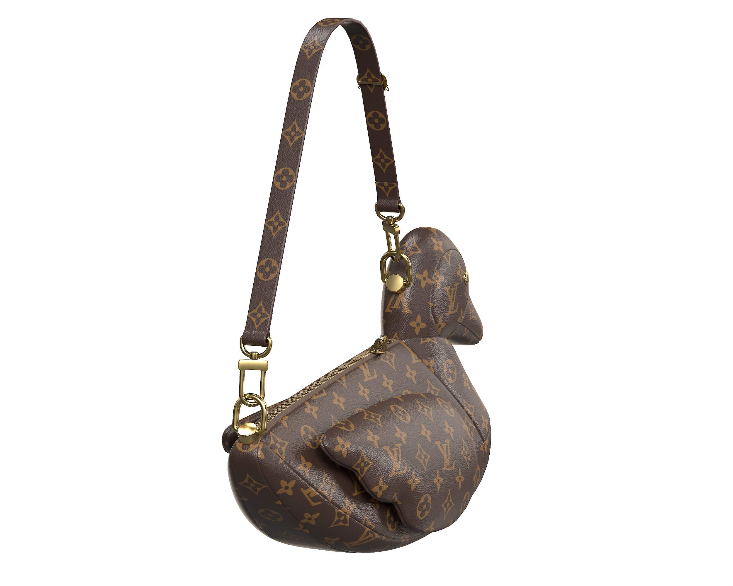 Louis Vuitton X Nigo Duck Bag - 3D Model by 3dmonk