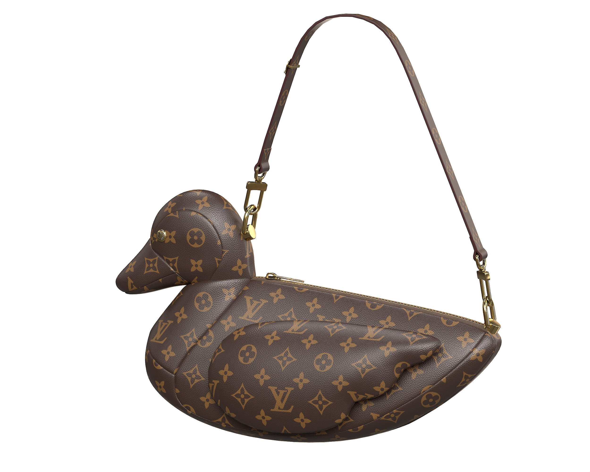 Louis Vuitton X Nigo Duck Bag - 3D Model by 3dmonk