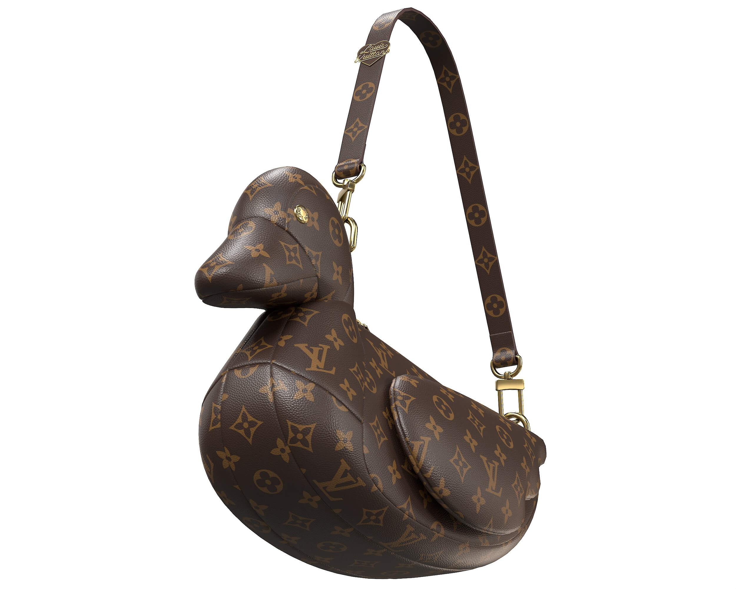 Louis Vuitton X Nigo Duck Bag - 3D Model by 3dmonk