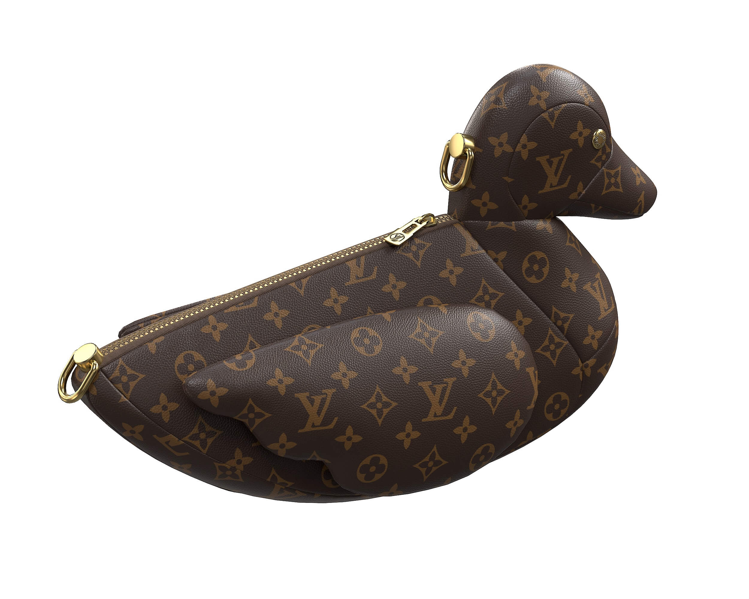 Louis Vuitton X Nigo Duck Bag - 3D Model by 3dmonk