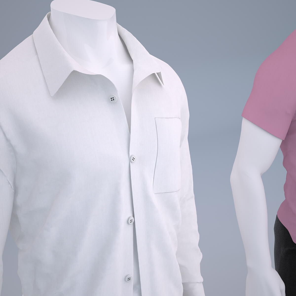 Mannequin Men Cloth Model for Shop Vol 1 by 3dmonk