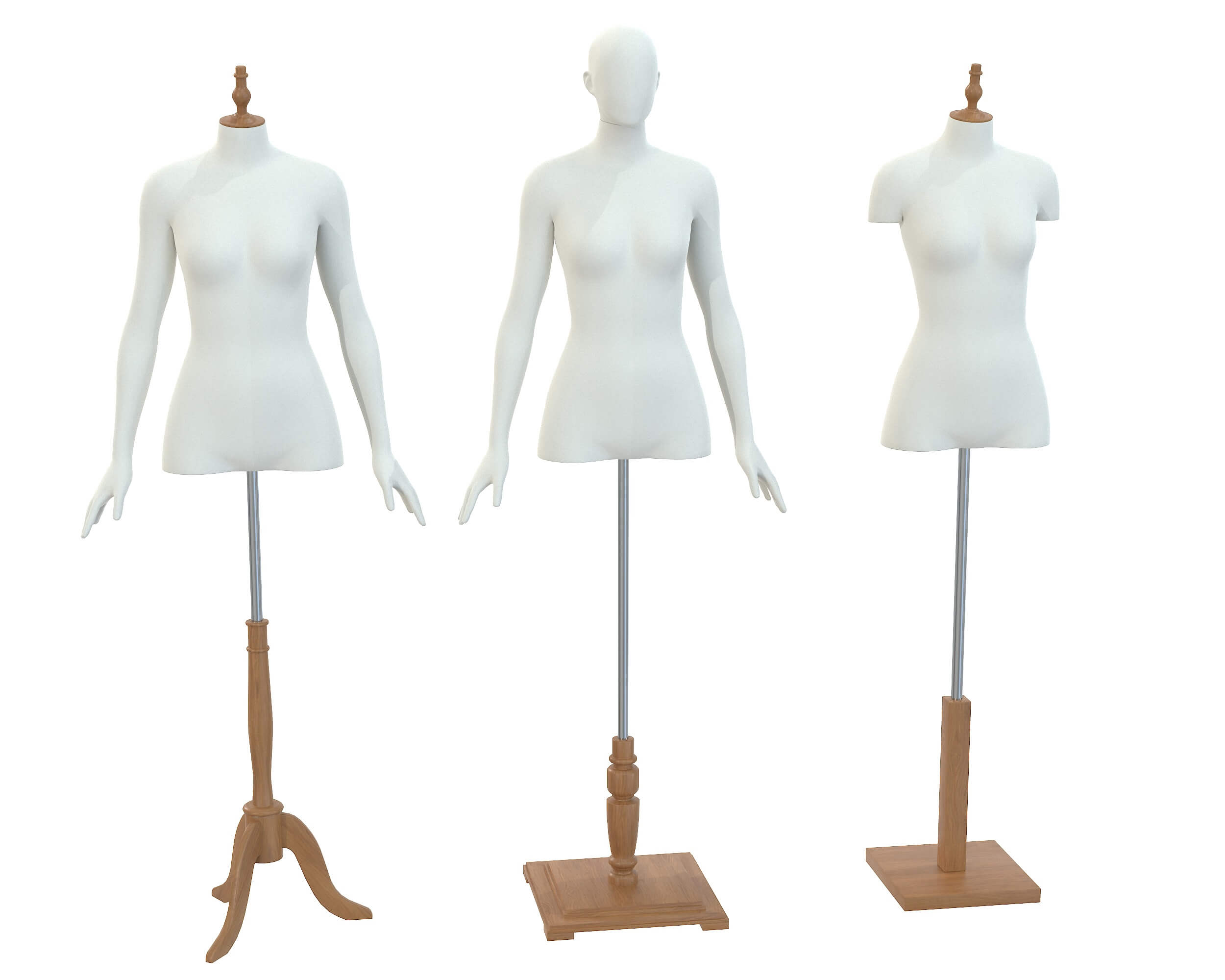 Mannequin Woman Cloth Model for Shop VOL5 by 3dmonk