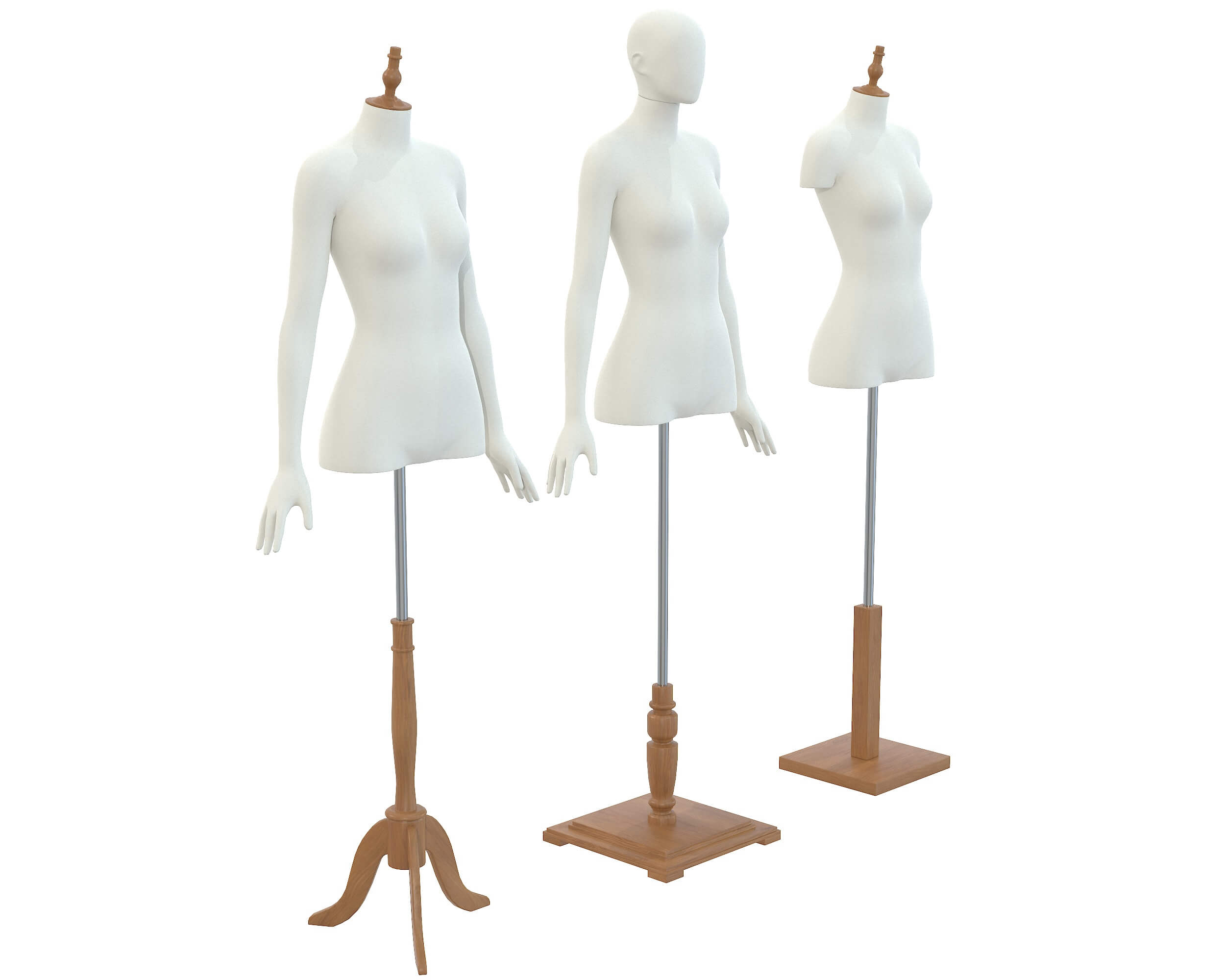 Mannequin Woman Cloth Model for Shop VOL5 by 3dmonk