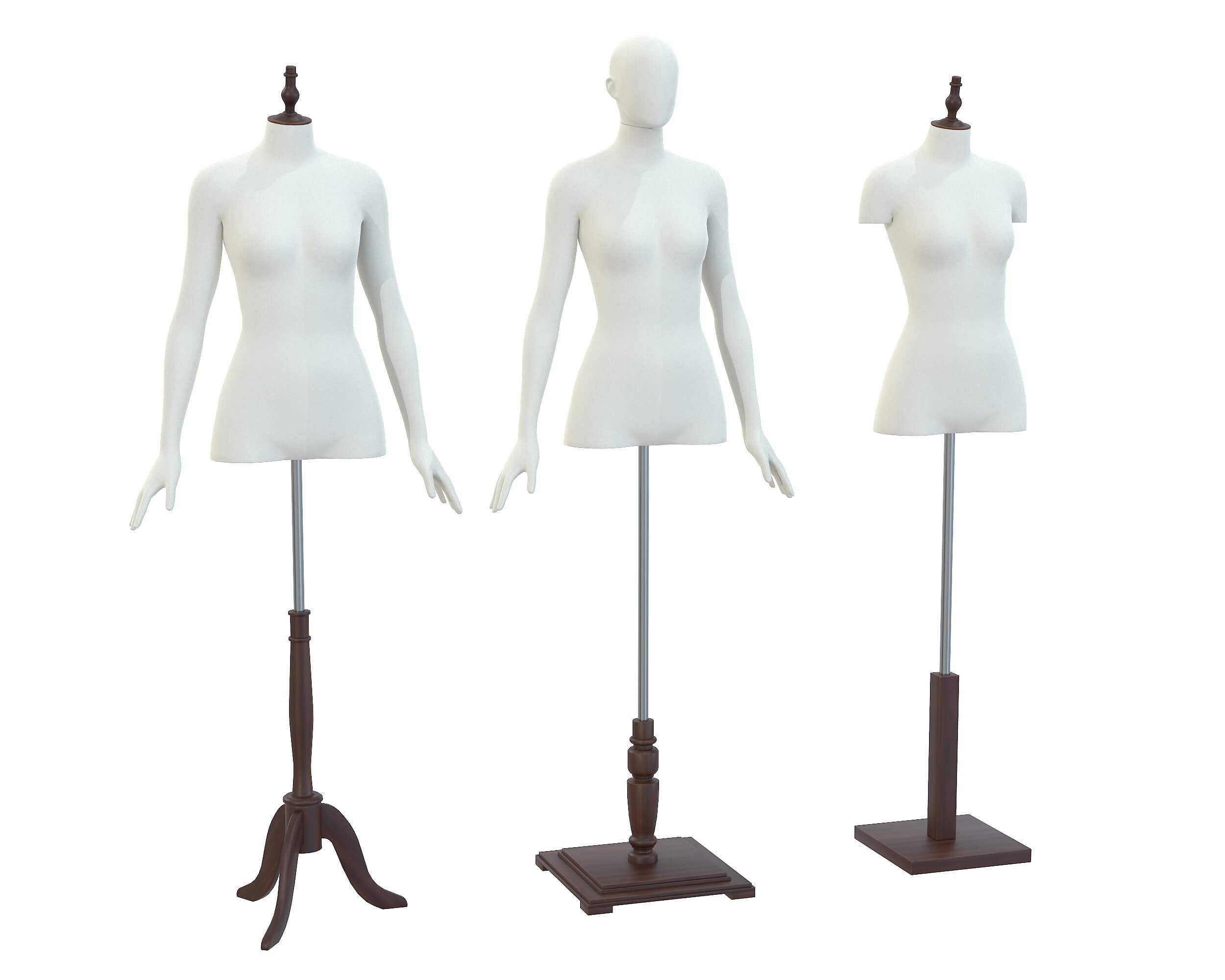 Mannequin Woman Stand Model for Shop by 3dmonk