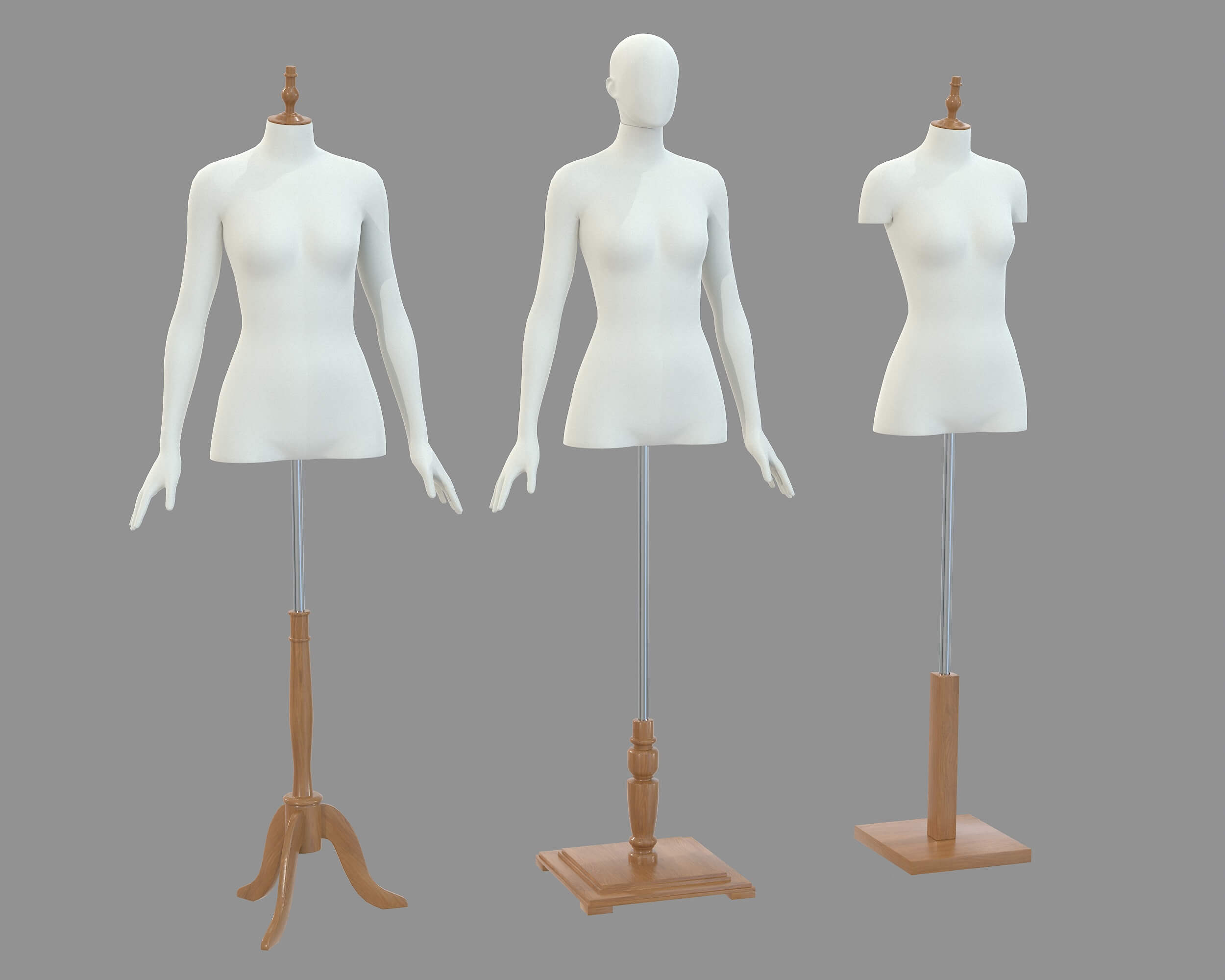 Mannequin Woman Stand Model for Shop by 3dmonk
