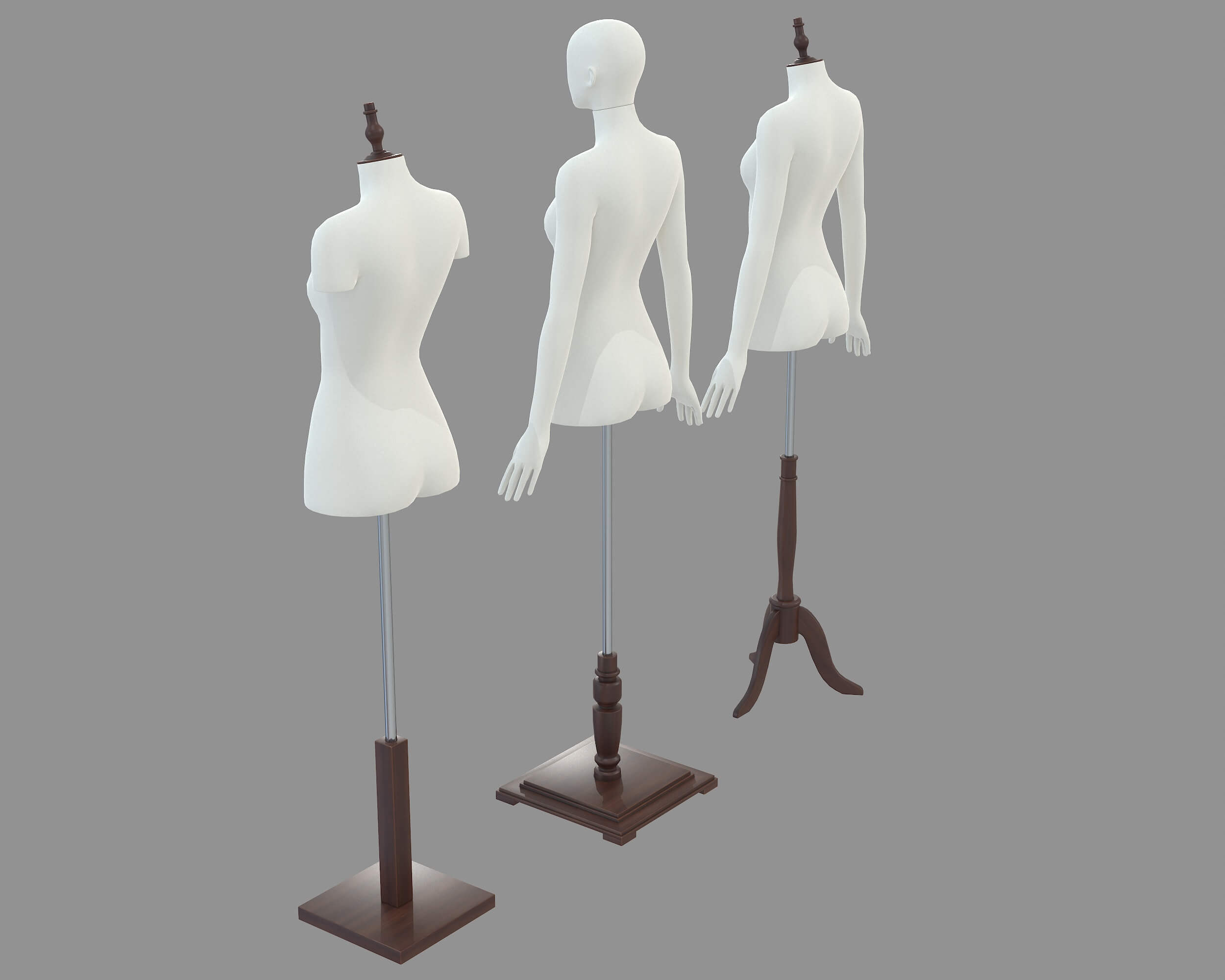 Mannequin Woman Stand Model for Shop by 3dmonk