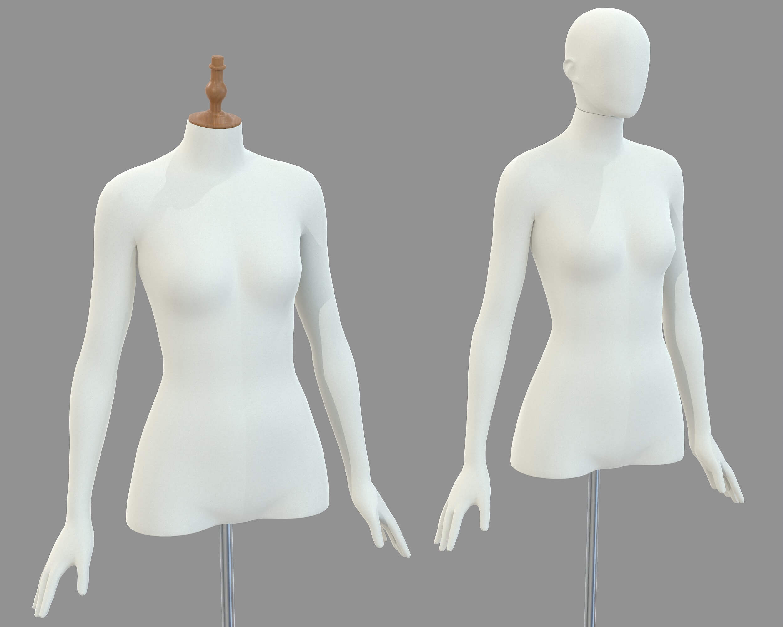 Mannequin Woman Stand Model for Shop by 3dmonk