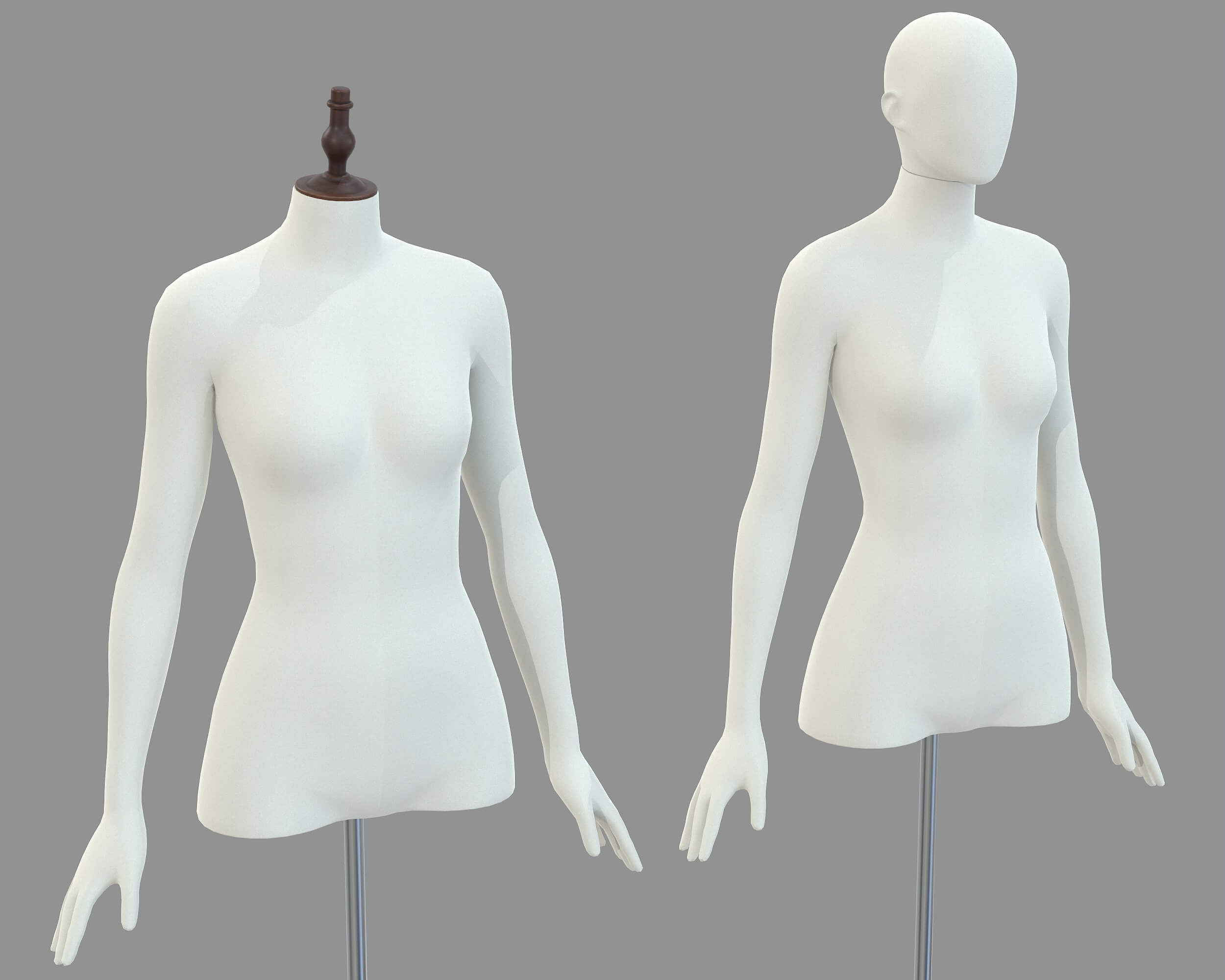 Mannequin Woman Stand Model for Shop by 3dmonk