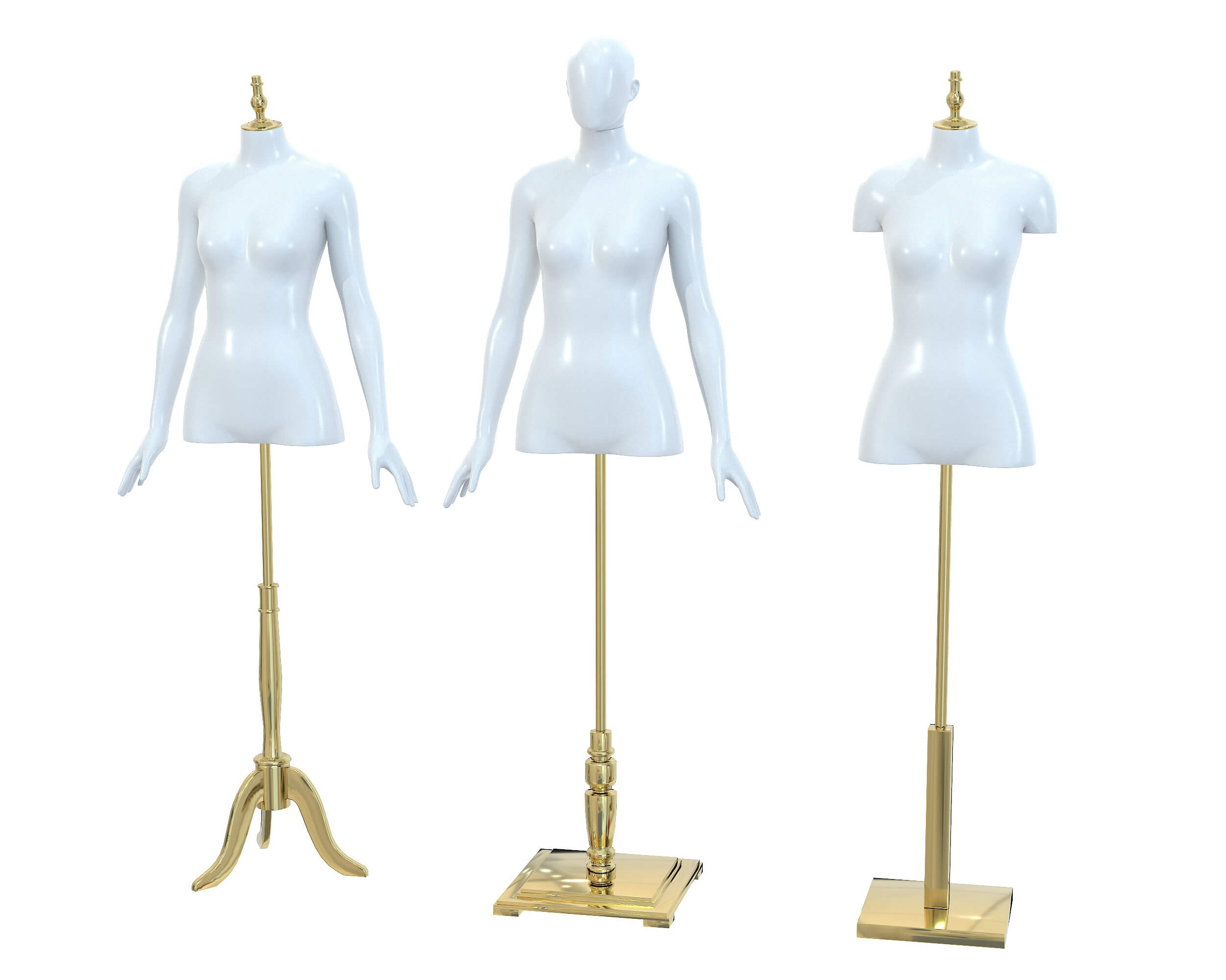Mannequin Woman Stand Model for Shop by 3dmonk