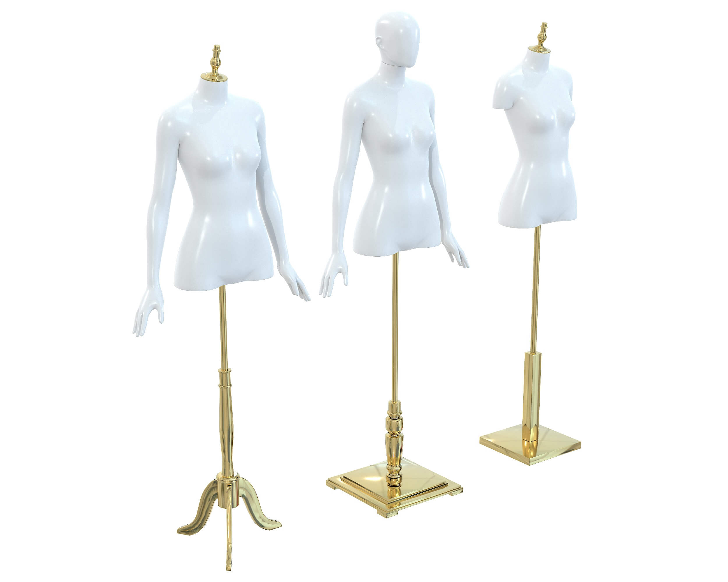 Mannequin Woman Stand Model for Shop by 3dmonk