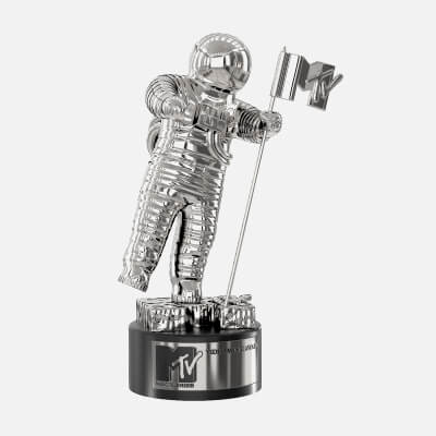 MTV Video Music Award Moonman Statuette - 3D Model by 3dmonk
