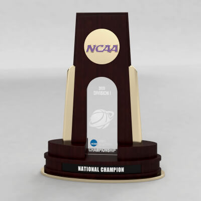 NCAA National Basketball Championship Trophy - 3D Model by 3dmonk