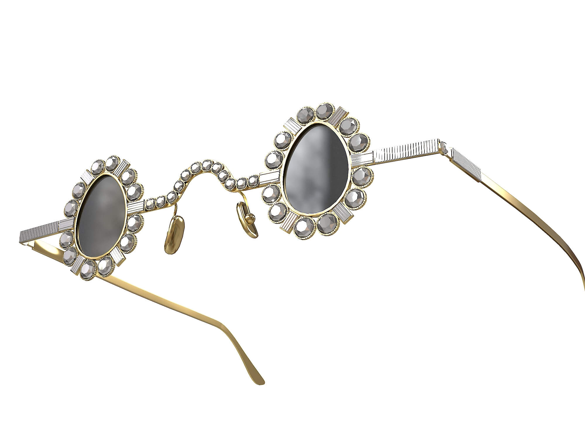 Pharrell Williams Diamond Sunglasses - 3D Model by 3dmonk