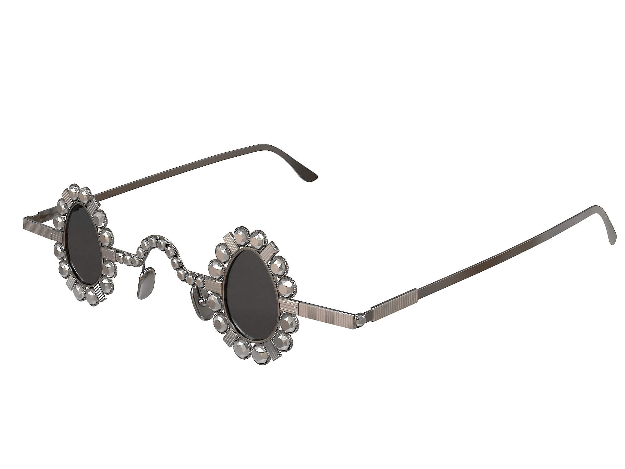 Pharrell Williams Diamond Sunglasses - 3D Model by 3dmonk