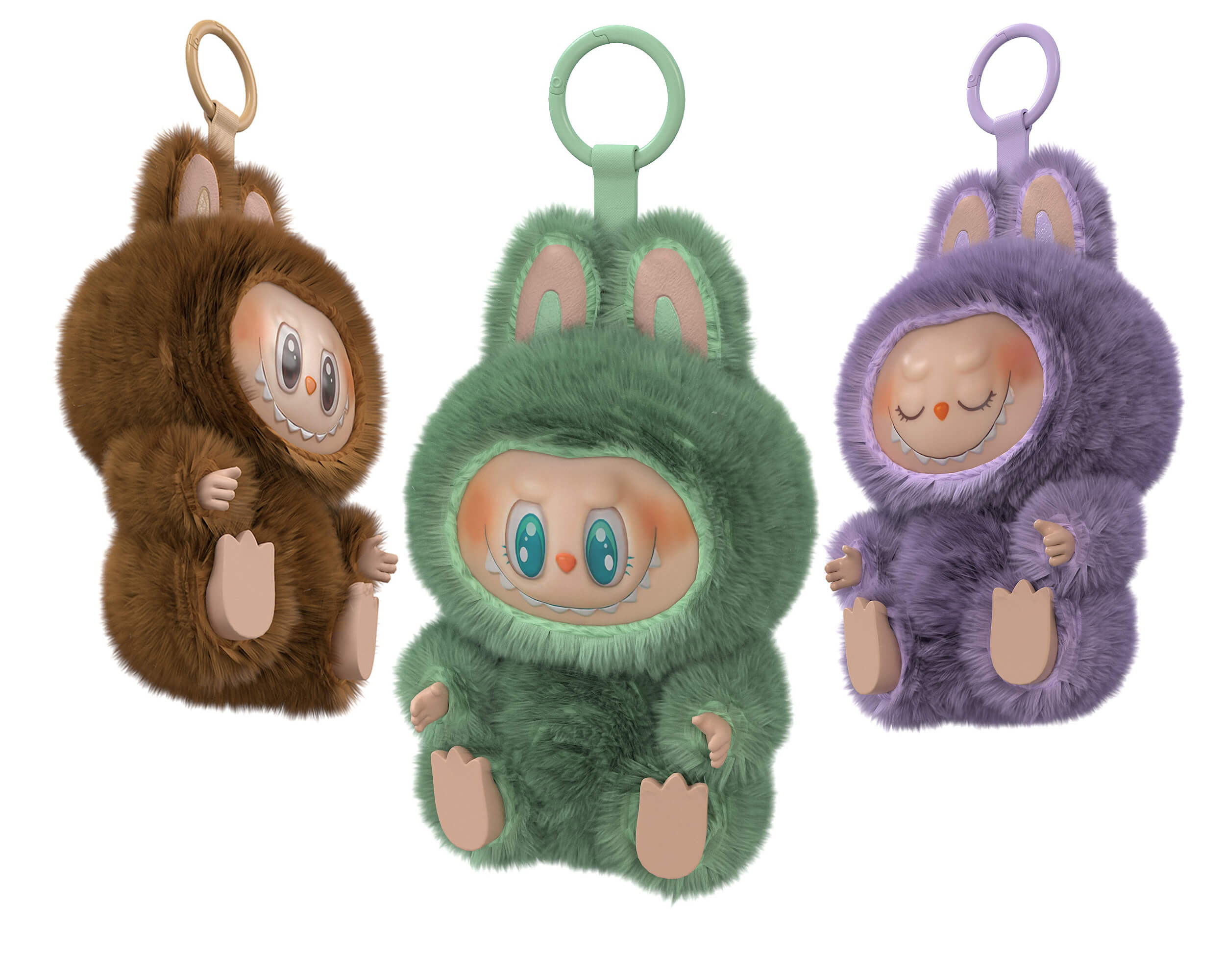 Pop Mart Labubu Monster Key Chain - 3D Model by 3dmonk