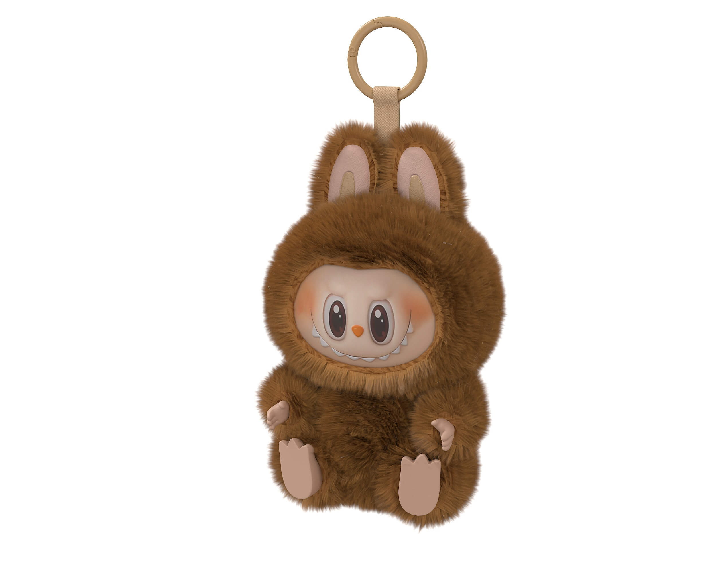 Pop Mart Labubu Monster Key Chain - 3D Model by 3dmonk