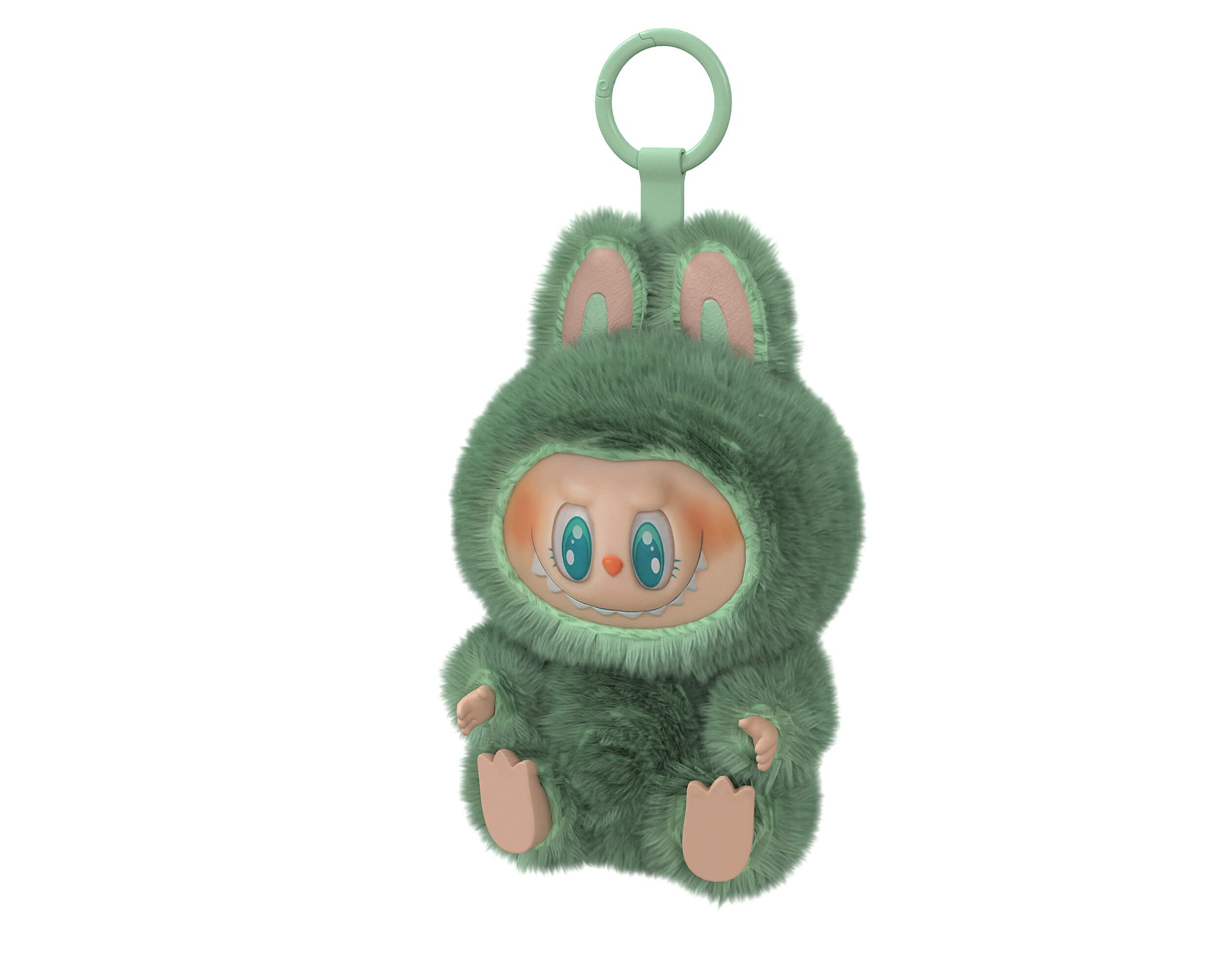 Pop Mart Labubu Monster Key Chain - 3D Model by 3dmonk