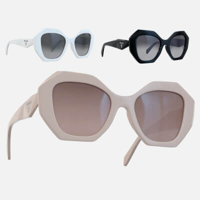 Prada Sunglasses PR16WS - 3D Model by 3dmonk