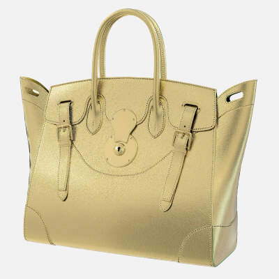 Ralph Lauren Ricky Bag Gold - 3D Model by 3dmonk