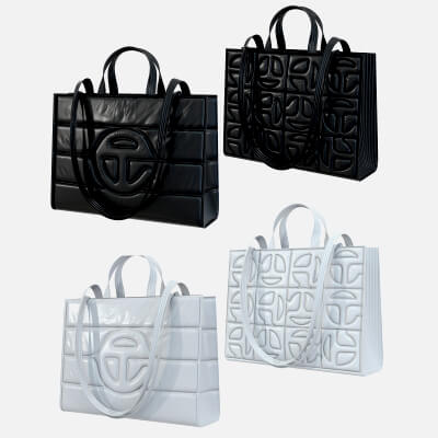 Telfar x Moose Knuckles Puffer Shopper Bag - 3D Model by 3dmonk