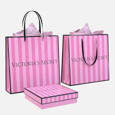 Victorias Secret Gift Bag and Box - 3D Model by 3dmonk
