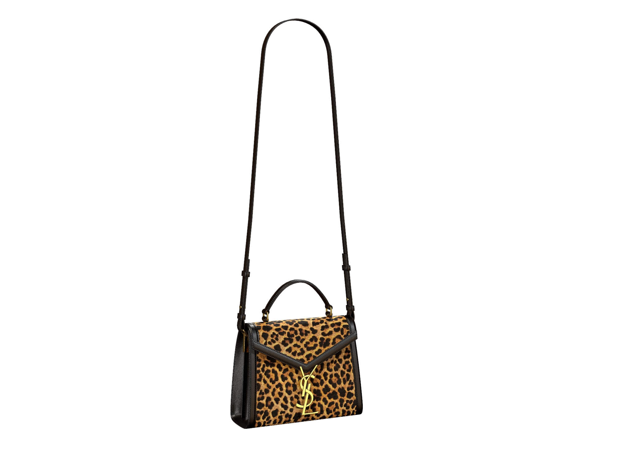 YSL Saint Laurent Cassandra Mini Top Bag Leopard - 3D Model by 3dmonk
