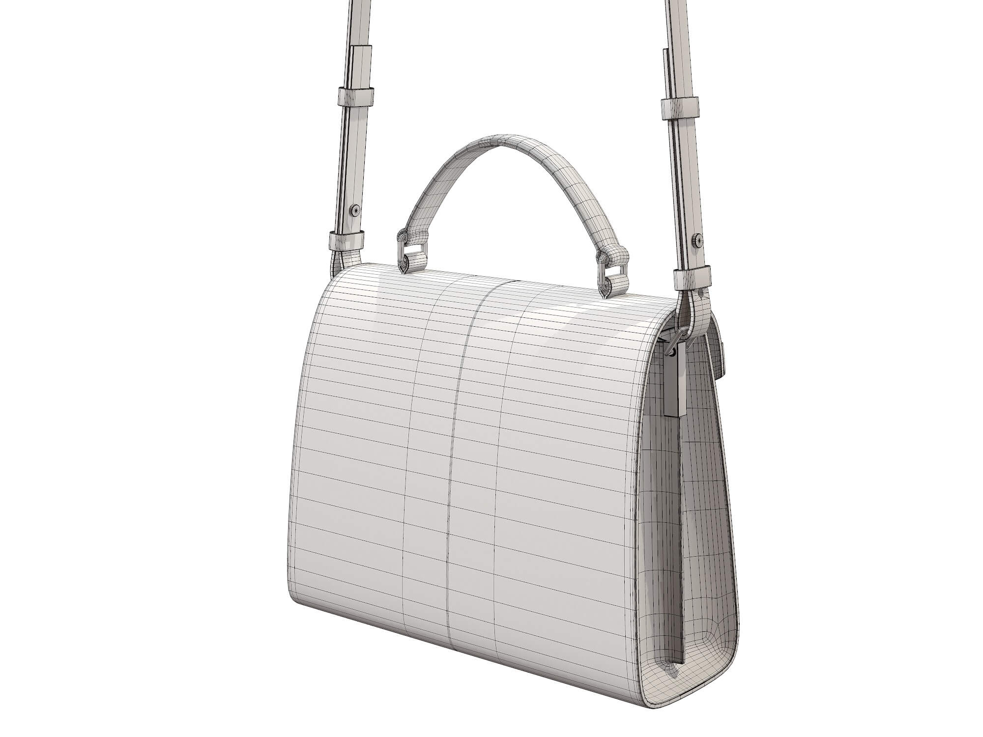 YSL Saint Laurent Cassandra Mini Top Bag Snake - 3D Model by 3dmonk