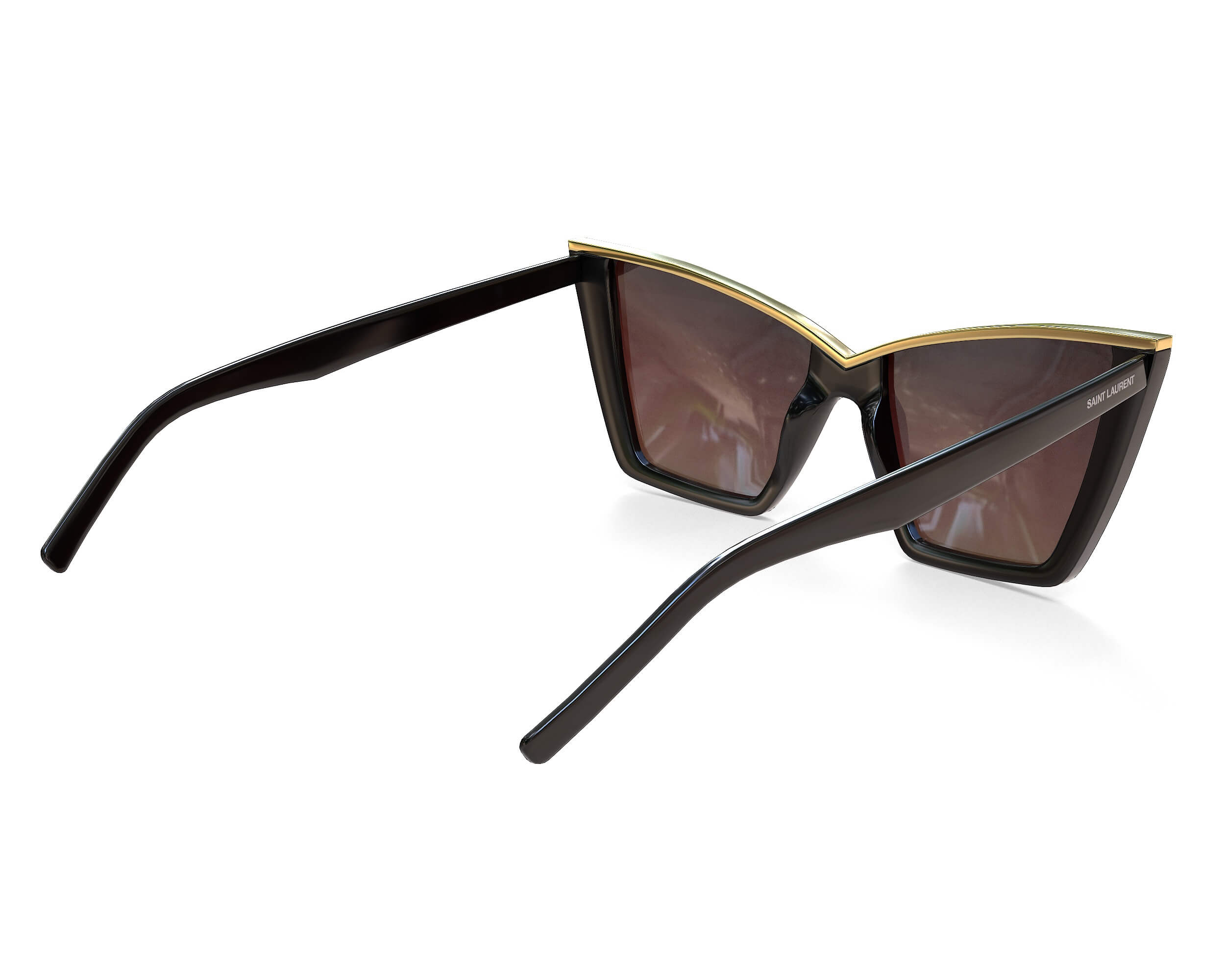 YSL Saint Laurent SL 570 Sunglasses - 3D Model by 3dmonk