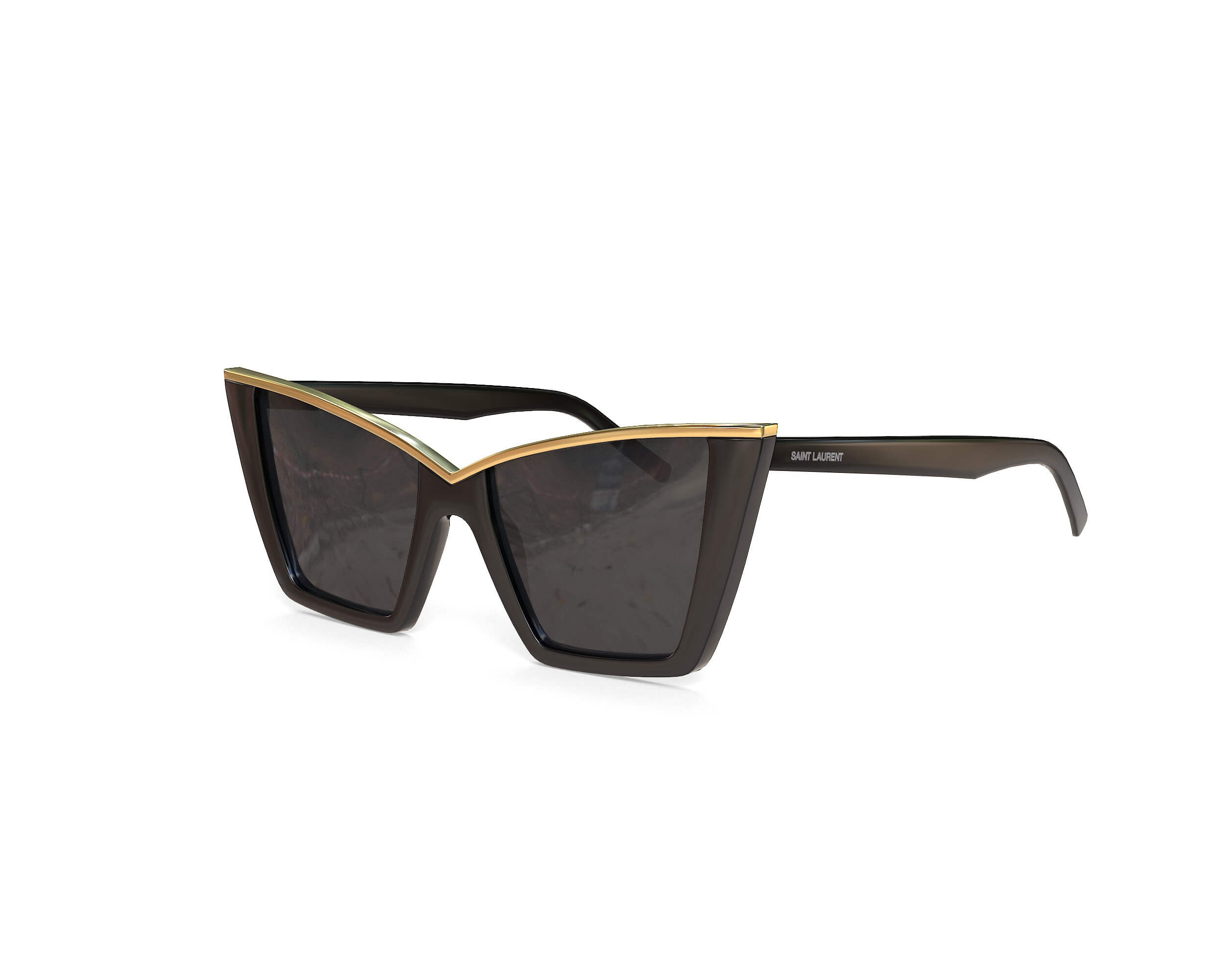 YSL Saint Laurent SL 570 Sunglasses - 3D Model by 3dmonk