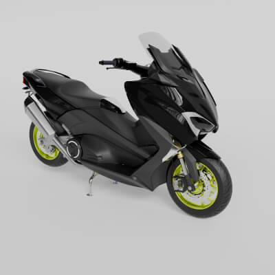 Yamaha TMAX Scooter - 3D Model by 3DNDA