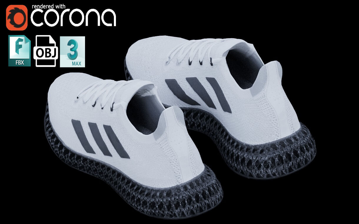 Adidas Futurecraft Running Shoes Low Poly PBR - 3D Model by 3Dog_Artist