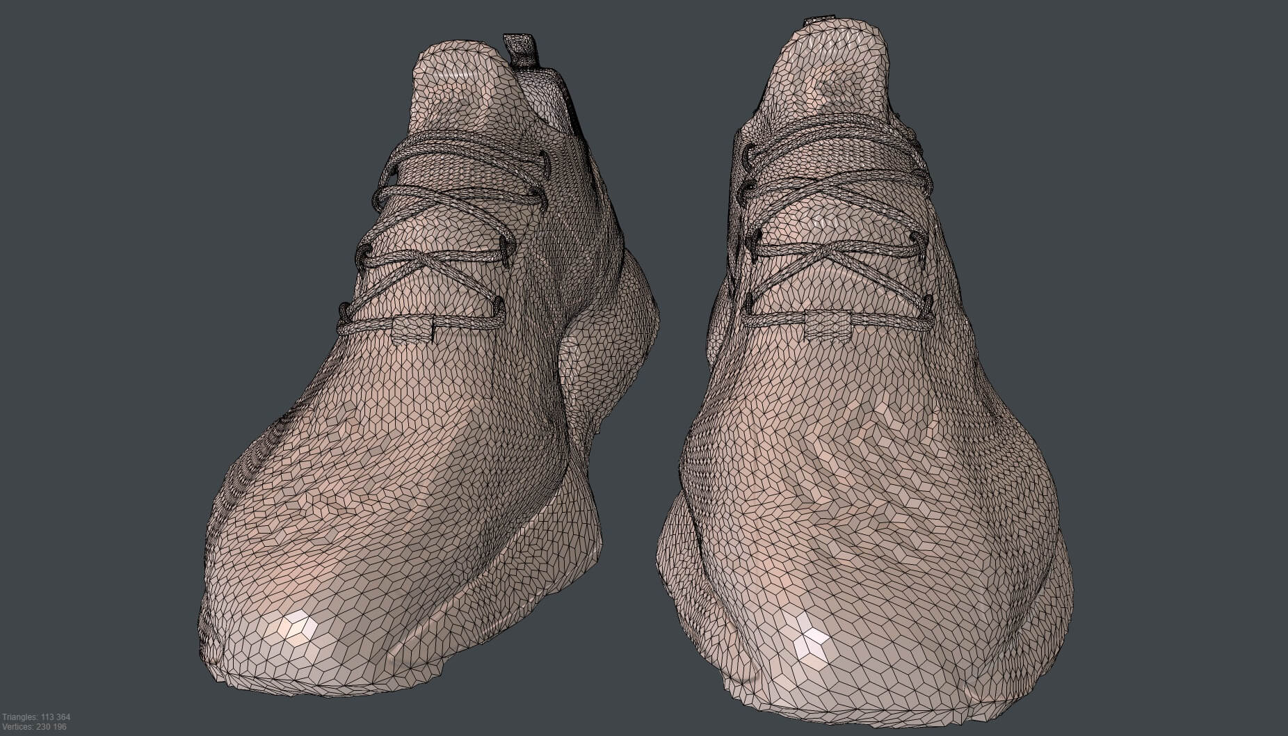 Adidas Gym Shoes Low Poly PBR - 3D Model by 3Dog_Artist