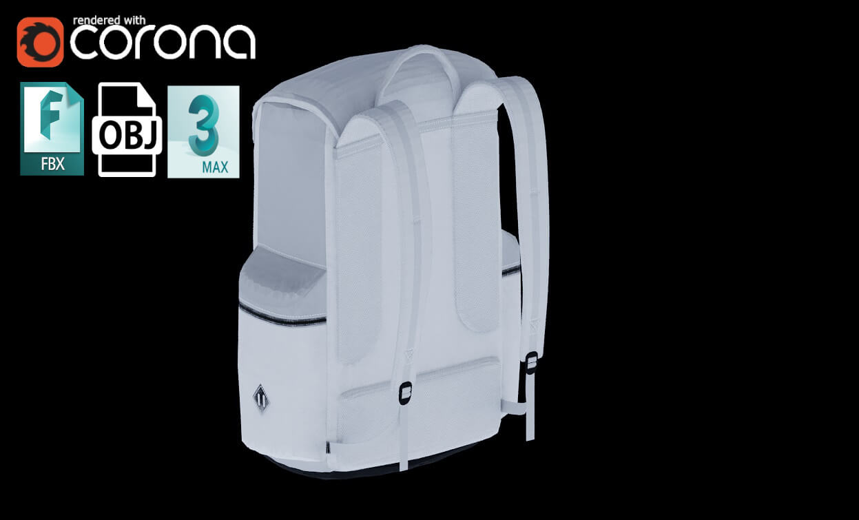 Adidas Originals Backpack Low Poly PBR - 3D Model by 3Dog_Artist