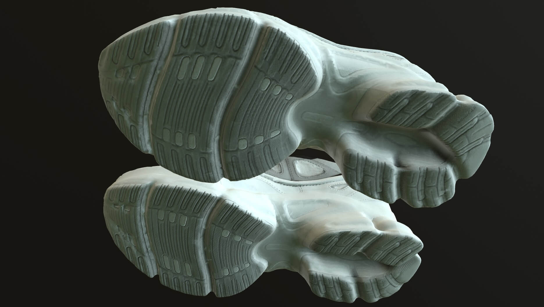 Adidas RAF Simons Shoes Low Poly PBR - 3D Model by 3Dog_Artist