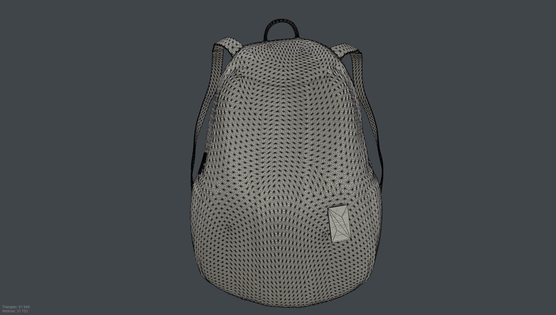 Adidas Training Backpack Low Poly PBR - 3D Model by 3Dog_Artist