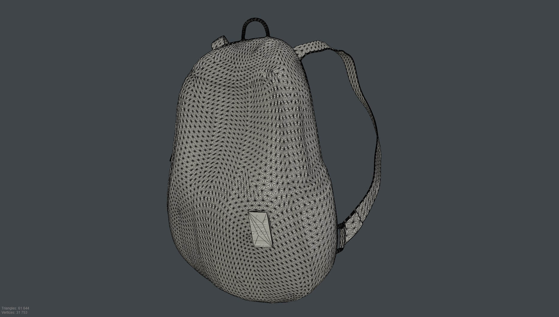 Adidas Training Backpack Low Poly PBR - 3D Model by 3Dog_Artist