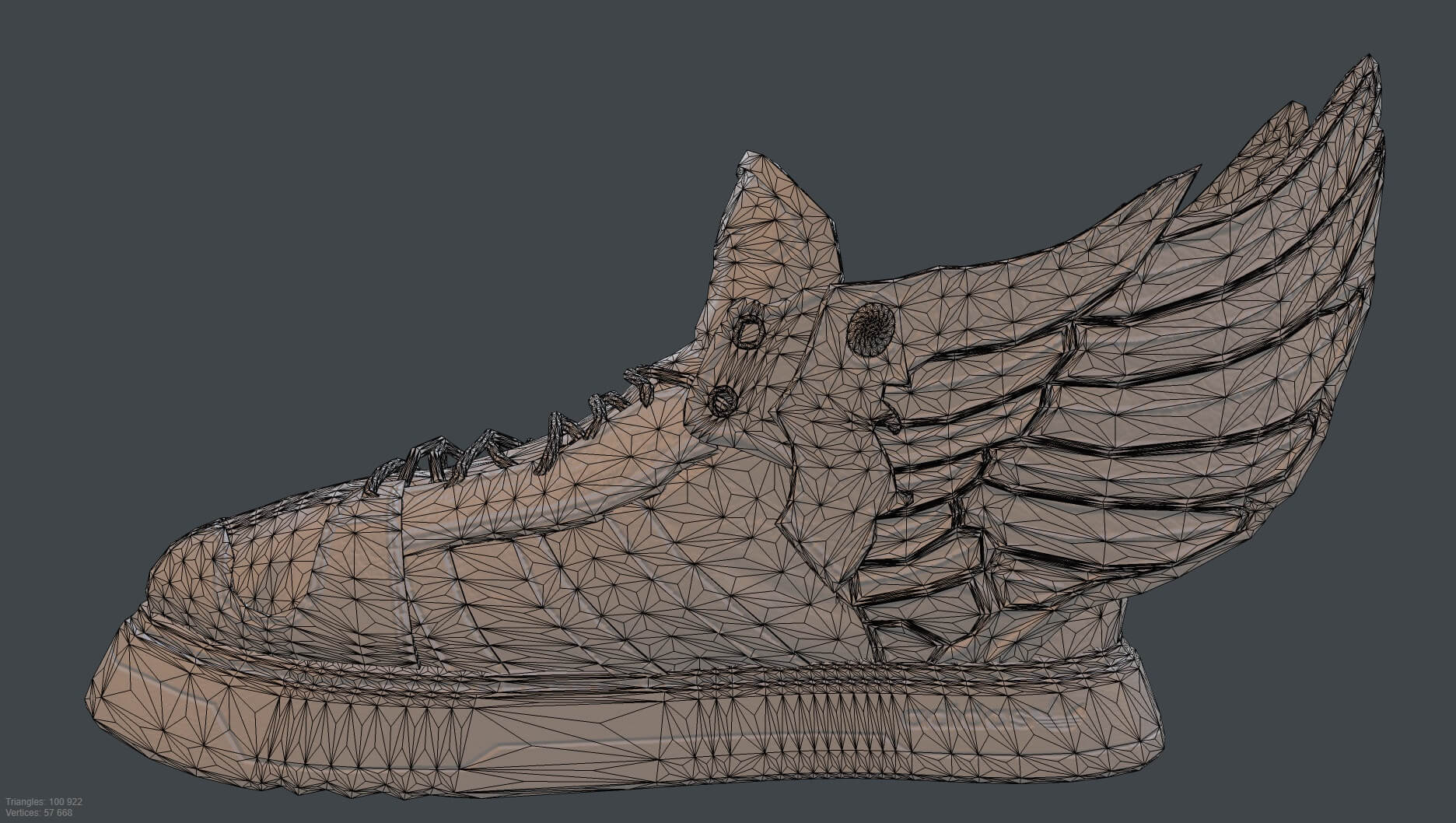 Adidas Wings Shoes Yugioh Low Poly PBR - 3D Model by 3Dog_Artist
