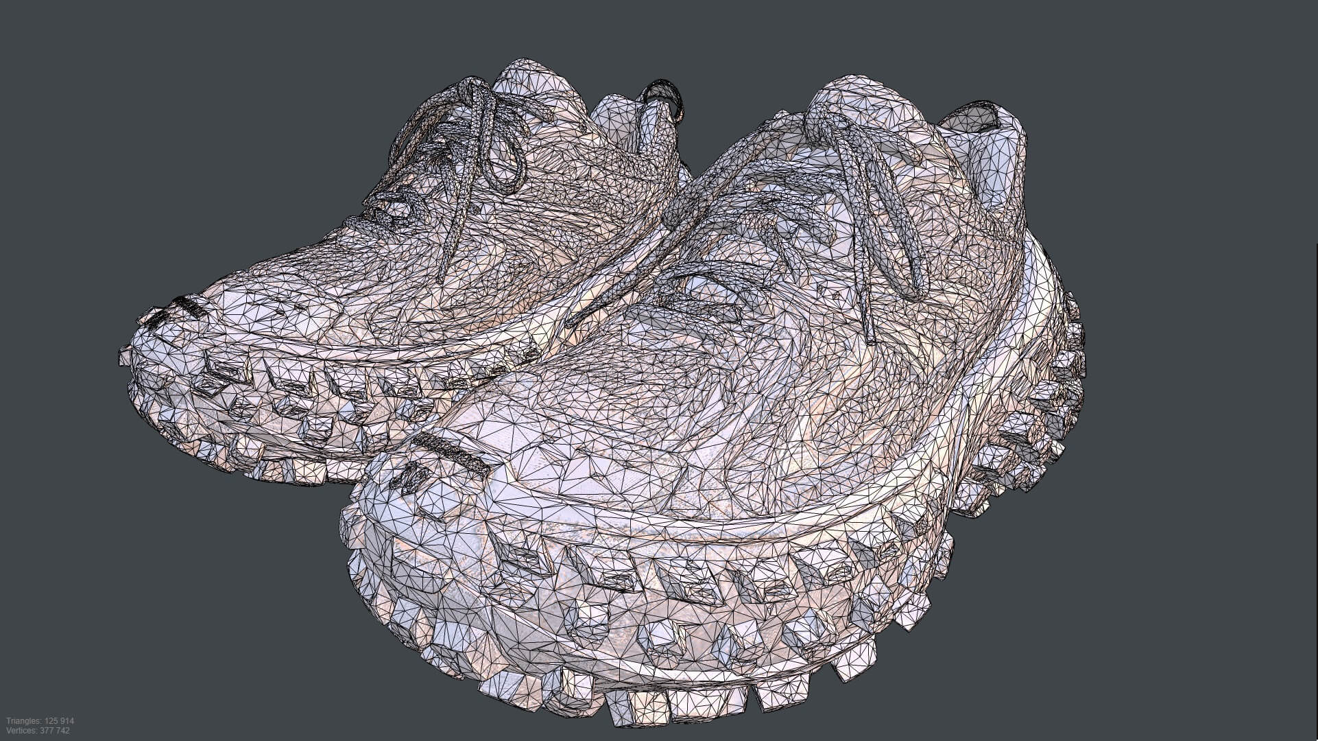 Balenciaga Defender Shoes Low Poly PBR - 3D Model by 3Dog_Artist