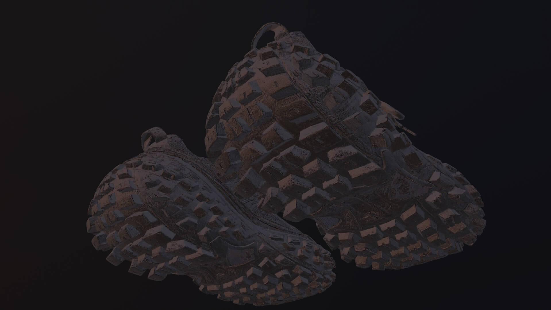 Balenciaga Defender Shoes Low Poly PBR - 3D Model by 3Dog_Artist