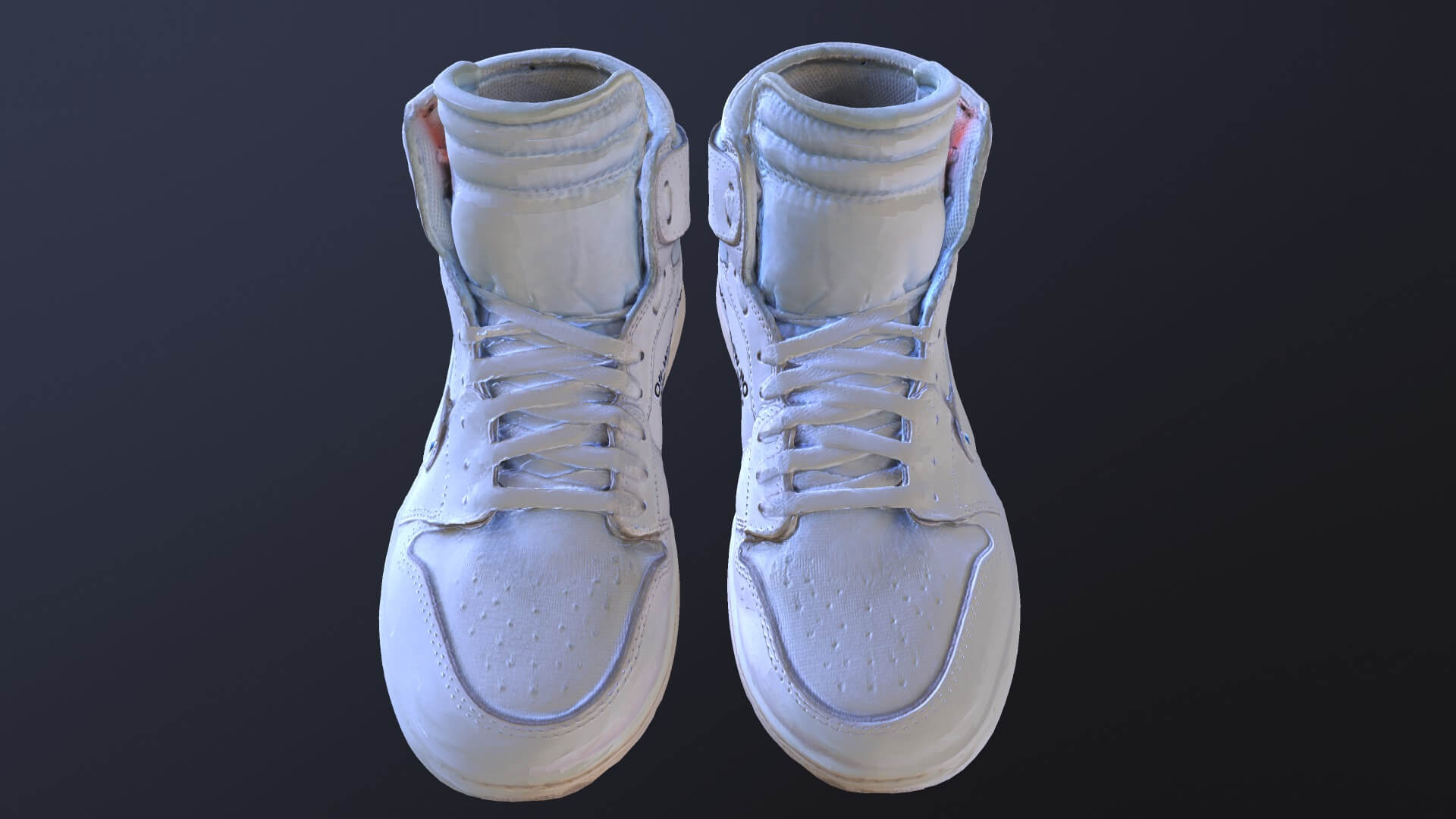 Nike Air Jordan Off White Shoes Low Poly PBR - 3D Model by 3Dog_Artist