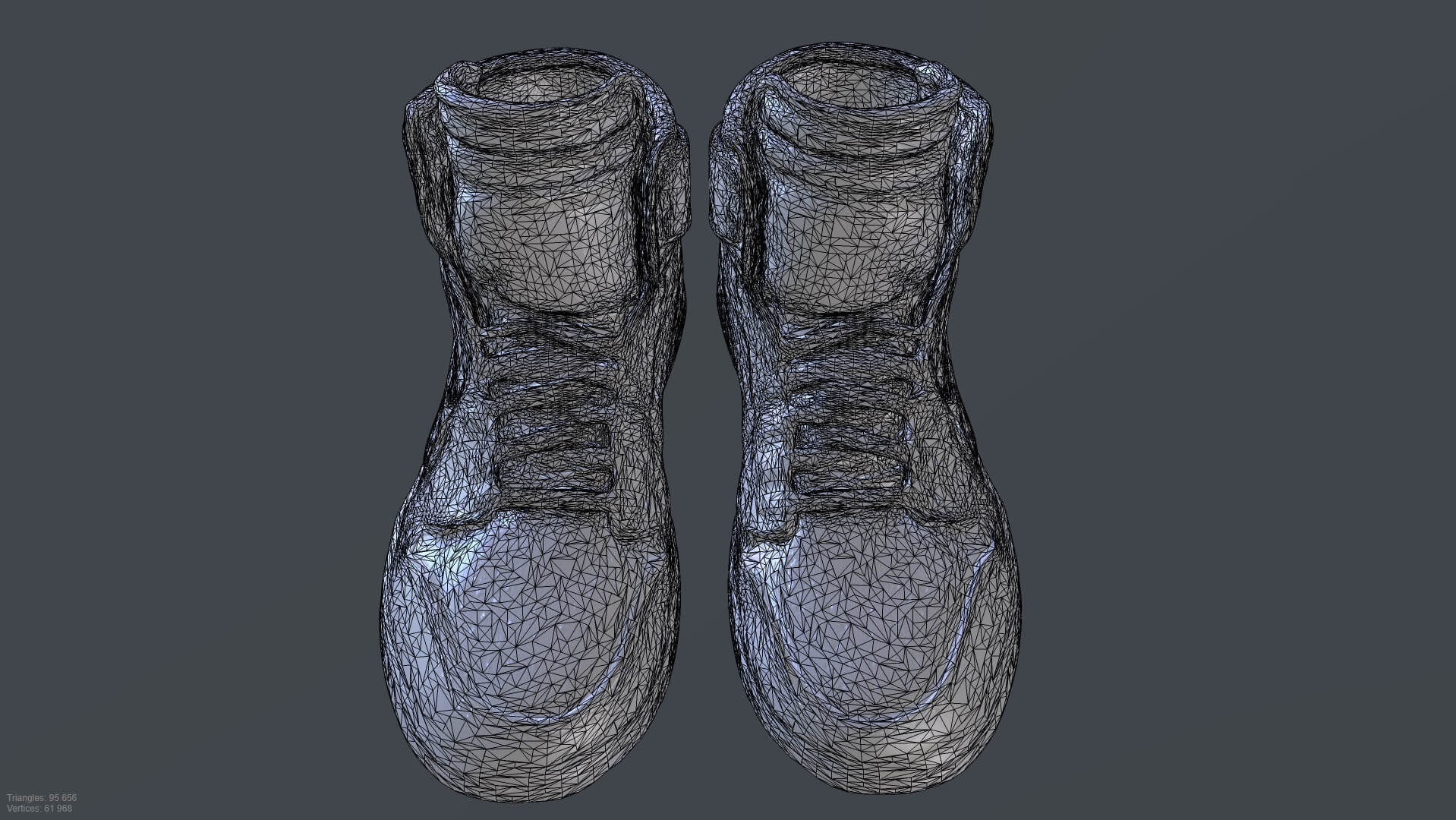 Nike Air Jordan Off White Shoes Low Poly PBR - 3D Model by 3Dog_Artist