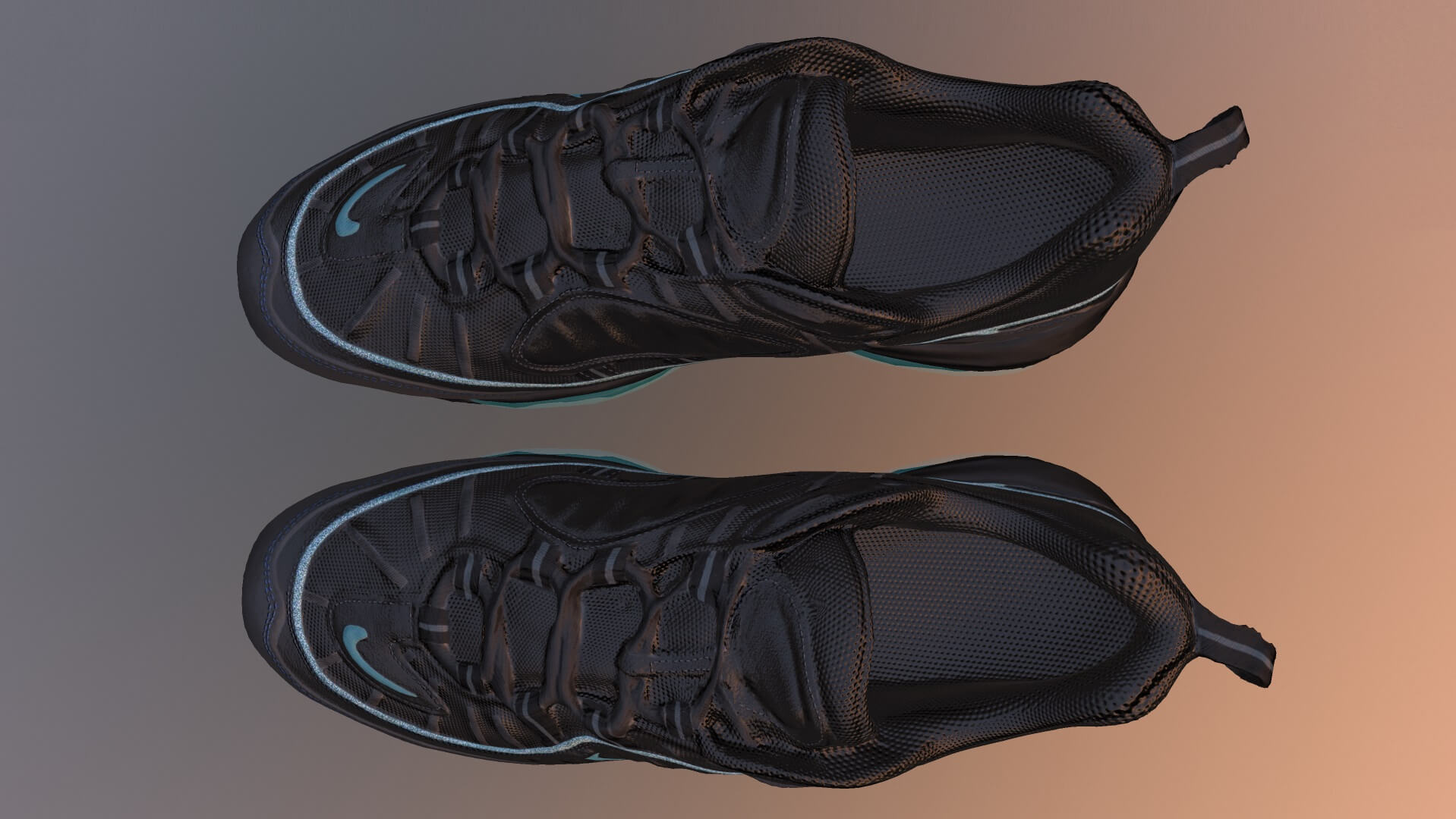 Nike Air Max 98 Shoes Low Poly PBR - 3D Model by 3Dog_Artist